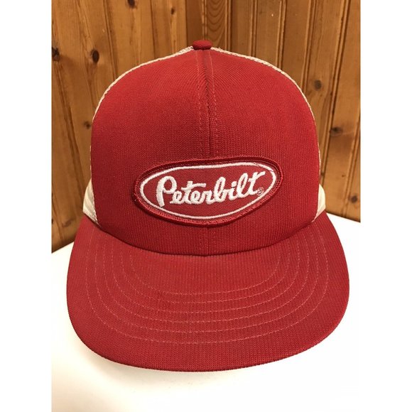 Snapback | Accessories | Vintage Peterbilt Mesh Snapback Trucker Hat ...